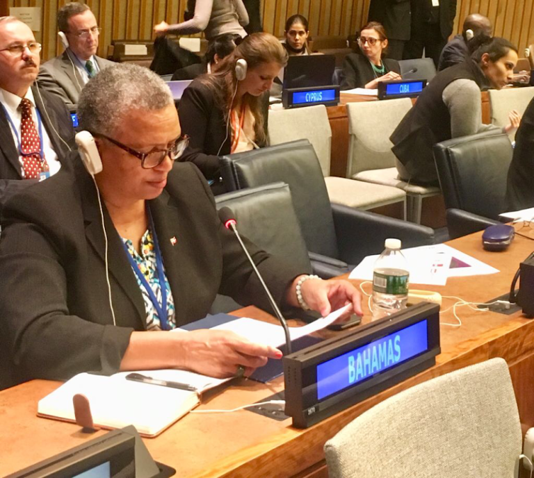H.E. Ambassador Sheila Carey Addressing the Committee on Disarmament ...