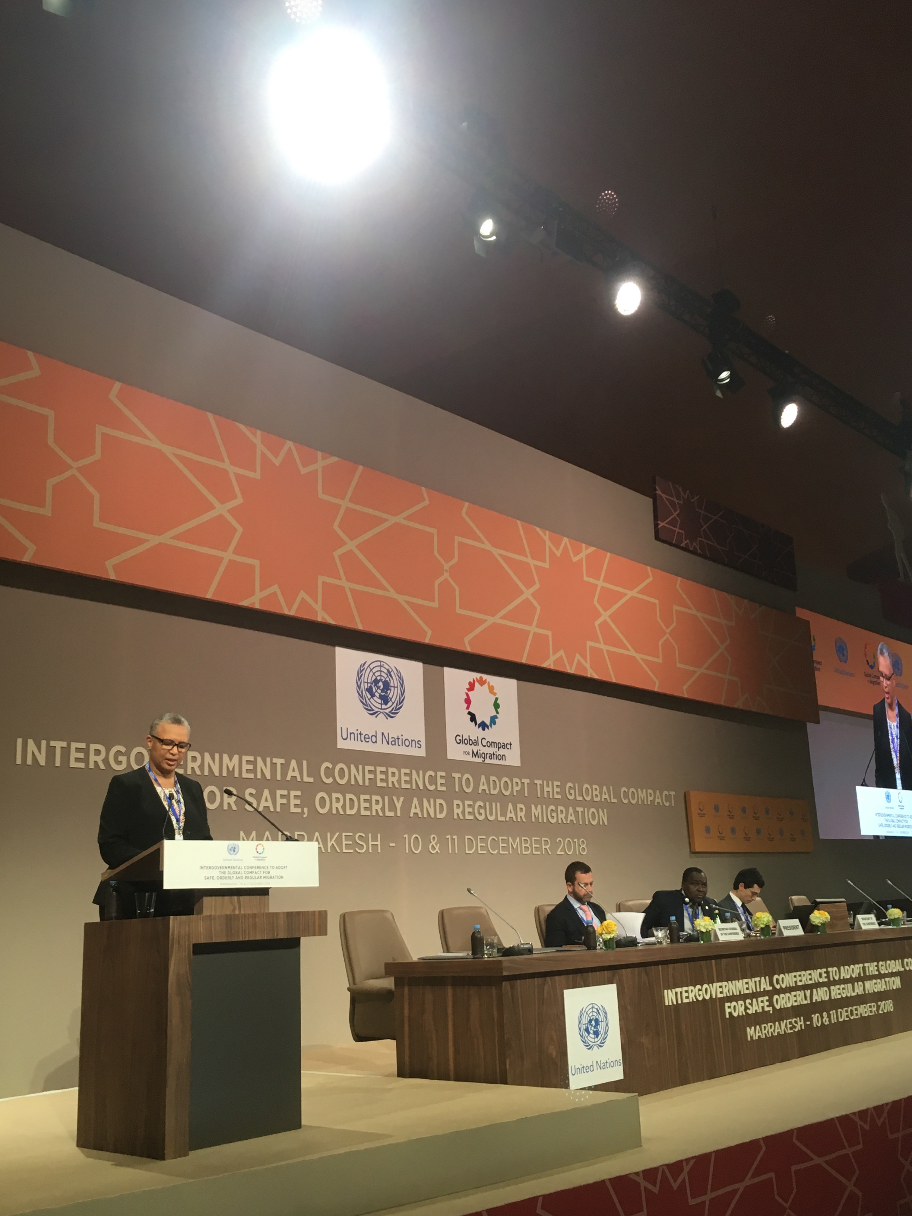 The Bahamas Delegation participates in the Intergovernmental Conference