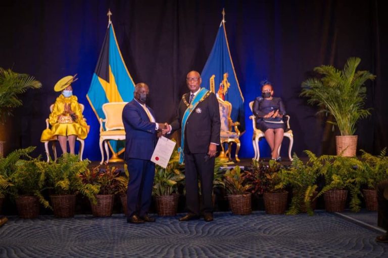 The Honourable Philip E.B. Davis, Prime Minister of The Bahamas
