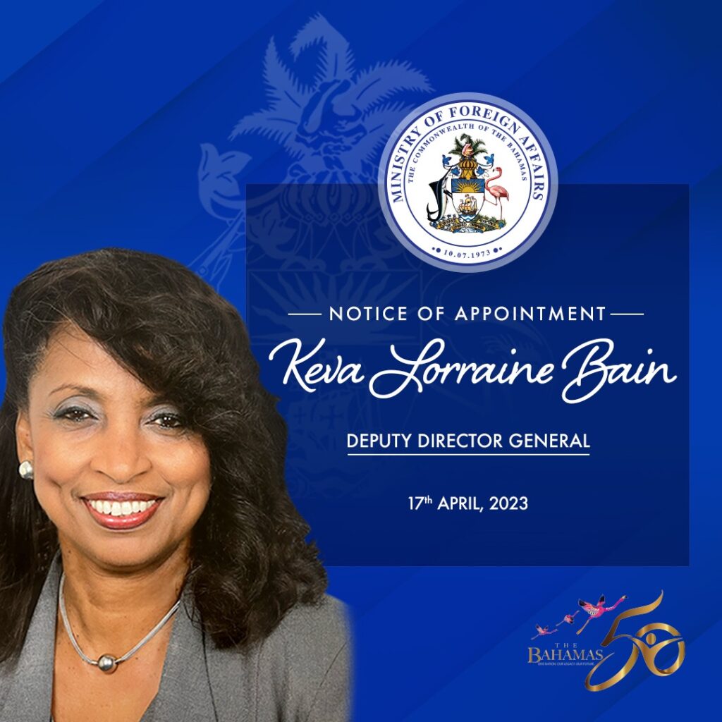 Keva L. Bain Appointed to the Post of Deputy Director General