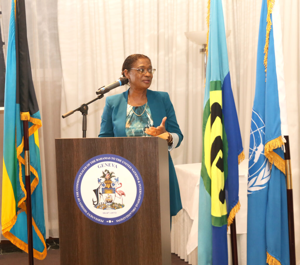 Bahamas Embassy in Geneva Honors Ms. Marion Bethel